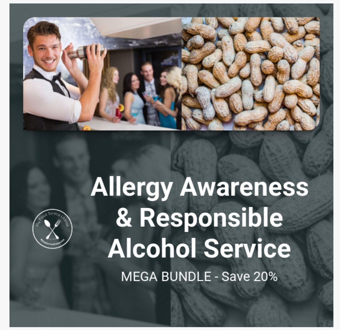 Allergy Awareness & Responsible Alcohol Course Bundle Online – My Food ...